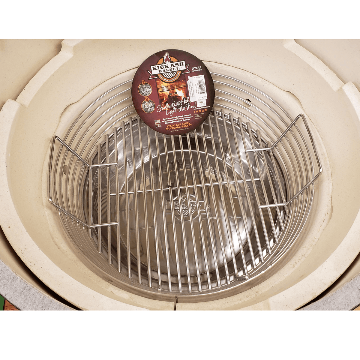 Kick Ash Can XL | Steel Ash Bucket | Kick Ash Basket